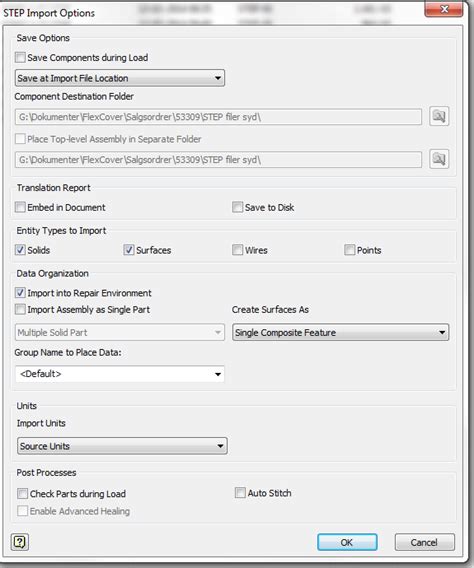 Importing Step File Autodesk Community