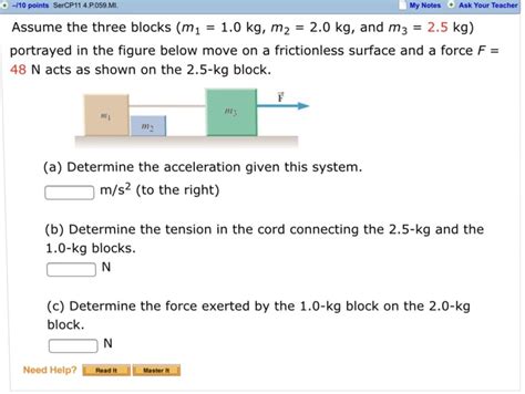 Solved 10 Points Sercp11 4 P 059 Mi Assume The Three