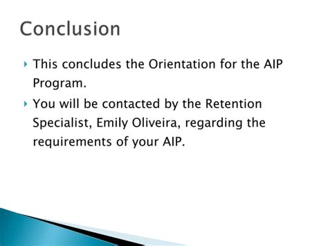 Academic Improvement Plan Orientation Intake Ppt