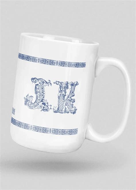 Personalised Initials Mug Barras Ceramics