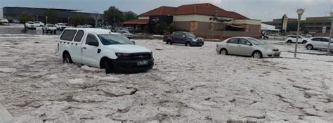 Severe Hailstorm Hits Klerksdorp South Africa The Watchers