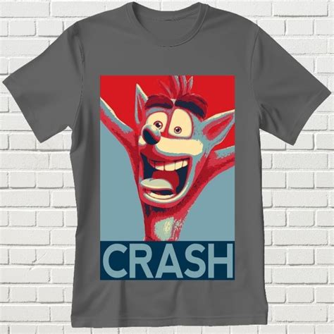 jual baju kaos dewasa crash bandicoot tshirt unisex baju kaos