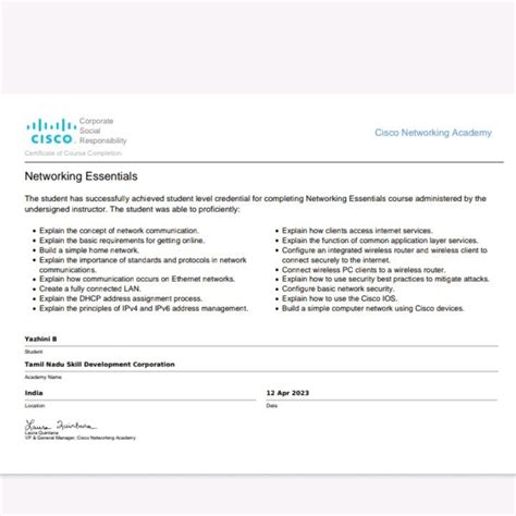 Yazhini Balu On Linkedin Coursecompletioncertificate Successfully Completed Network