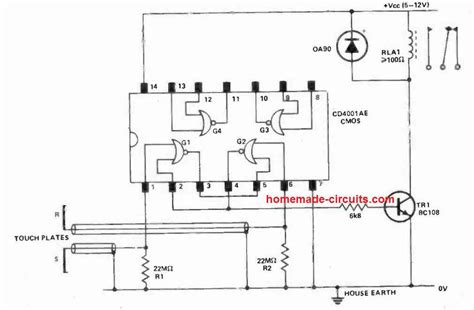Flip Flop Circuit Diagram Using Transistor