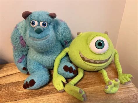 Disney Pixar Monsters Inc Sully And Mike Plush Soft Toys Duo Bundle