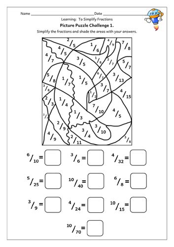 Fractions Year 6 Differentiated Challenges And Activities Over 150
