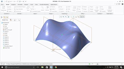 Boundary Blend In Creo 30 Grabcad Tutorials