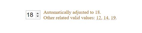 Gui Design How Should I Allow A User To Input A Number Where Not All Numbers Are Valid User