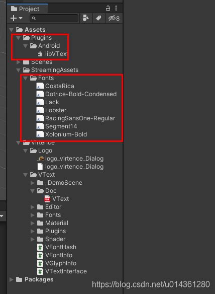 Unity 工具 之 Vtext 简单快速实现 文字 3d 效果，vtext 的导入设置和简单使用（可支持中文字体）unity 3d文字