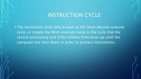 instruction cycle pptx