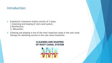 Cleaning And Shaping Of Root Canal System Pptx