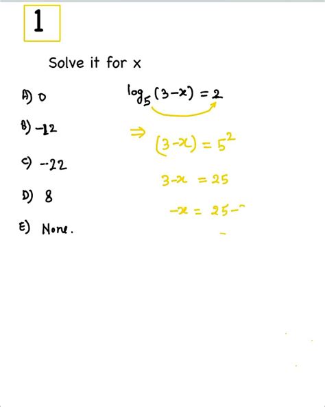 Algebra With Logarithms Math Fun Shorts Youtube