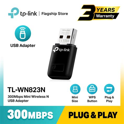Tp Link Tl Wn N N Mini Size Usb Wireless Wifi Adapter Shopee Singapore