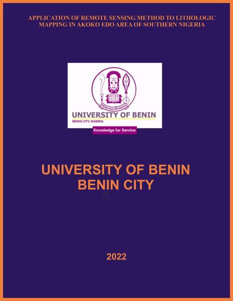 Application Of Remote Sensing Method To Lithologic Mapping Best Bookstore In Nigeria Buy Books