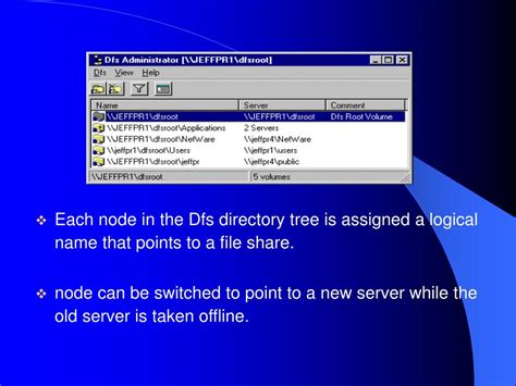 ppt distributed file system dfs powerpoint presentation free