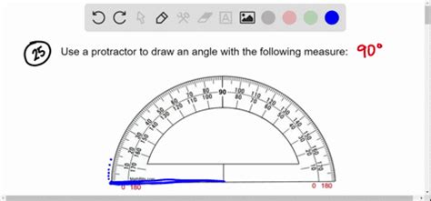 SOLVED Use A Protractor To Draw An Angle With Each Of The Following Measures
