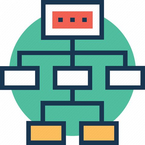 Data Sharing Hierarchy Networking Sharing Workflow Icon Download On Iconfinder