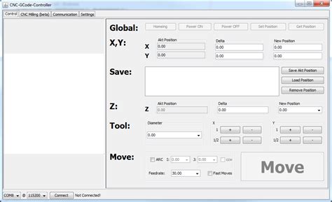 CNC Gcode Controller RepRap