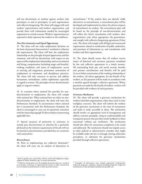 Ifc Sustainability Framework Pdf