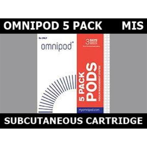 Omnipod Subcutaneous Cartridge 5 Ct Delivery Or Pickup Near Me