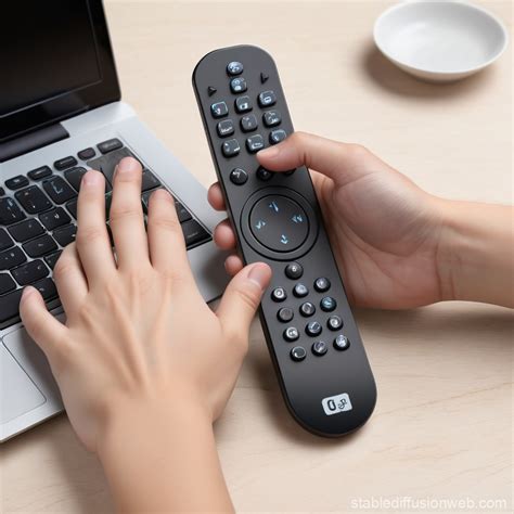 Ergonomic Hand Remote Control Design Stable Diffusion Online