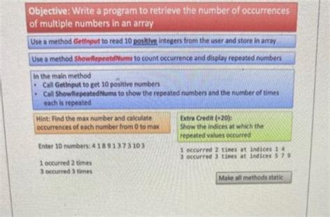 Solved Objective Write A Program To Retrieve The Number Of