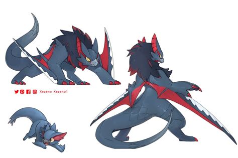 Nargacuga Pokemon And More Drawn By Xezeno Danbooru