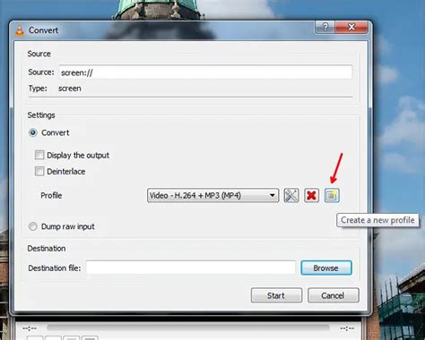how to record desktop screen using vlc player on windows pc