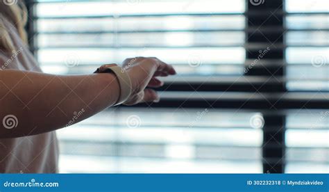 Woman Fingers Does Double Tap On Smart Watch For Hands Free Interaction Woman Using Smartwatch