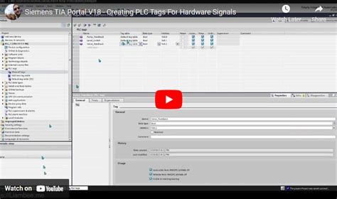 Siemens Tia Portal Using Project And Global Libraries Plc