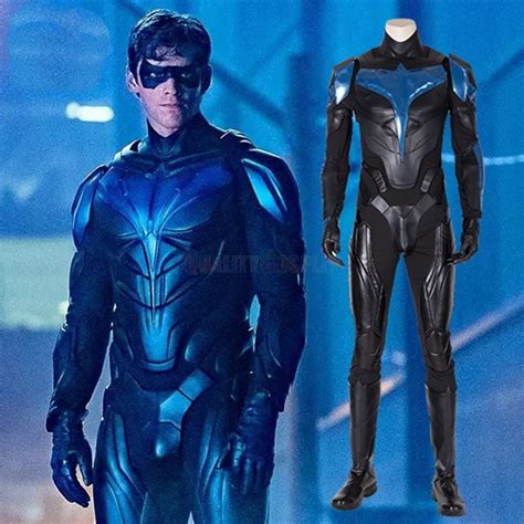 Titans Nightwing Dick Grayson Cosplay Costume Hqcosplay