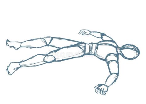 Sketch Body Reference Stock Illustration Illustration Of Line 340999298