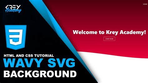 How To Make A Wavy Background With Html And Css Youtube