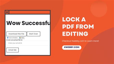 How To Lock A PDF From Editing Easy Methods Kwebby