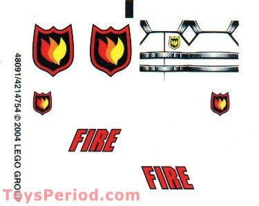 Lego Firefighter Instructions And Parts List