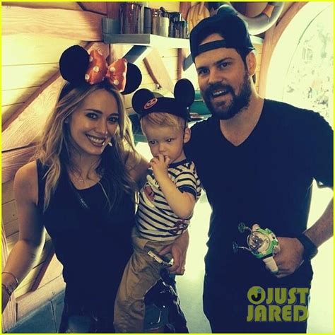 Hilary Duff And Mike Comrie Lucas First Time At Disneyland Photo