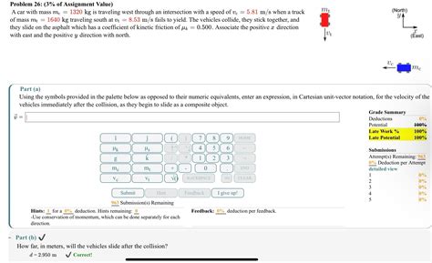 solved problem 26 3 ﻿of assignment value a car with mass