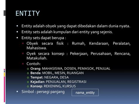 PPT ENTITY RELATIONSHIP MODEL PowerPoint Presentation Free Download ID 7071790