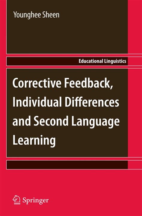 Corrective Feedback Individual Differences And Second Language