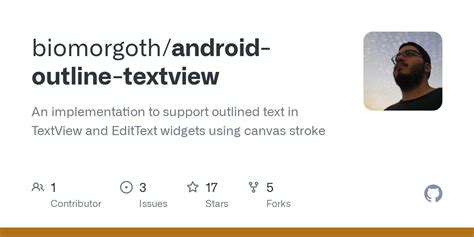 Github Biomorgothandroid Outline Textview An Implementation To