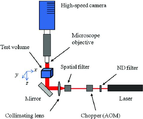 Experimental Setup For Digital In Line Holographic Microscopy Aom Acts Download Scientific