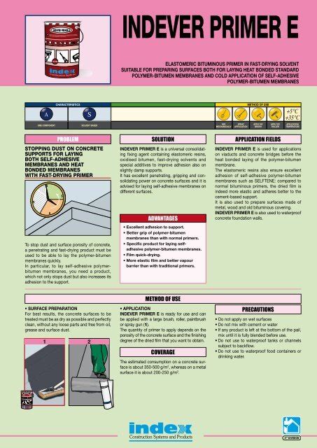 Data Sheet Index Spa