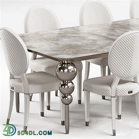 دانلود آبجکت Table Chair Aesthetics Sofia Set مرجع دانلود آبجکت، تکسچر و مدل سه بعدی