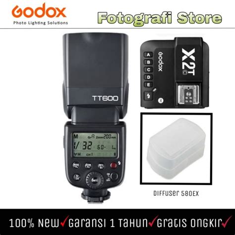 Jual Speedlite Flash Godox Tt600 Tt 600 Universal Trigger Godox Canon