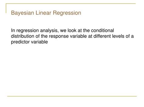 Ppt Bayesian Linear Regression Powerpoint Presentation Free Download Id6680272