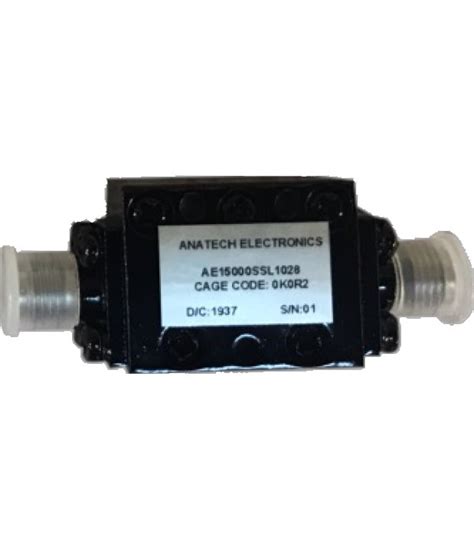 15000 Mhz Suspended Stripline Low Pass Filter