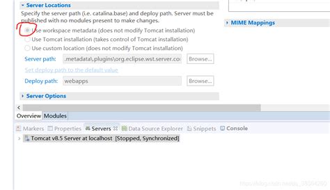 Could Not Publish Server Configuration For Tomcat V85 Server At
