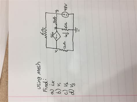 solved using mesh find ix v 1 v 2 v 3
