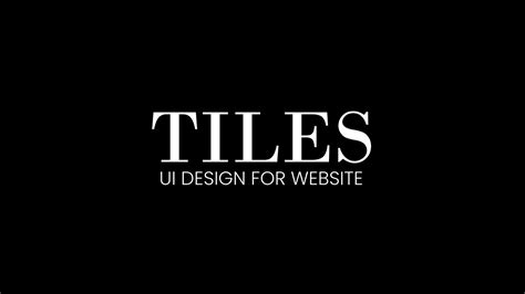Tiles Ui Design On Behance