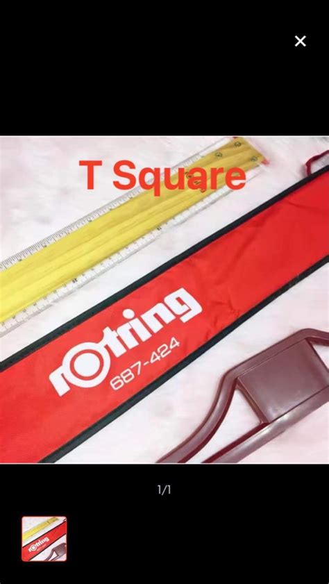 Rotring T Square Hobbies And Toys Stationary And Craft Stationery And School Supplies On Carousell